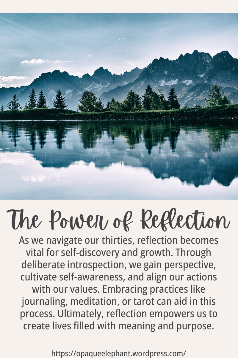 The Power of Reflection – The Opaque Elephant