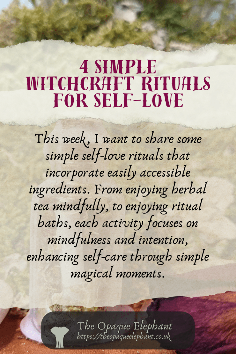 4 Simple Witchcraft Rituals for Self-Love and Self-Care – The Opaque ...